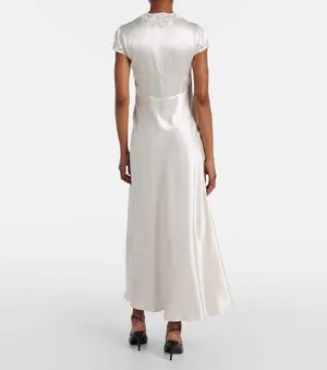 Rixo Amari Satin Gown