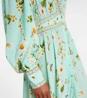 Camilla Floral Silk Crepe Maxi Dress