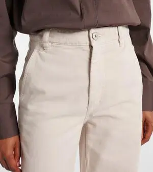 Brunello Cucinelli High-rise Straight Jeans