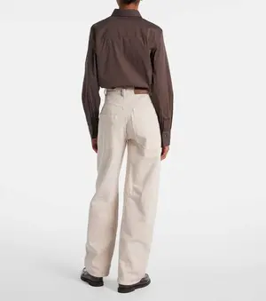 Brunello Cucinelli High-rise Straight Jeans