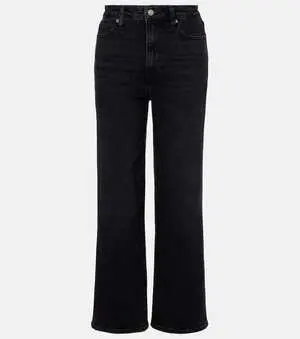 FRAME The Wide Wide-leg Jeans - Black