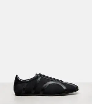TOTEME Leather-trimmed Sneakers - Black
