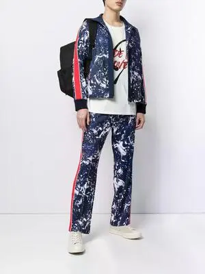 PORTS V Printed Zip-up Track Jacket