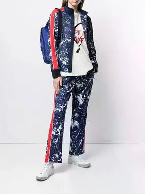 PORTS V Printed Zip-up Track Jacket