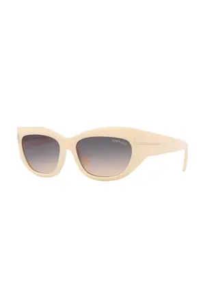 TOM FORD Cat Eye Sunglasses - Beige