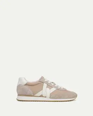Veronica Beard Penrose Sneaker - Sand/rock