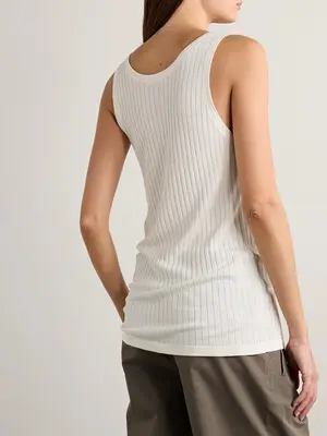 THE ROW Katara Ribbed-knit Tank