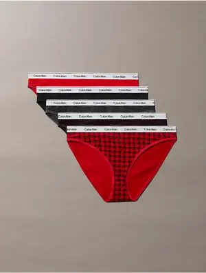 Calvin Klein Icon Logo 5-pack Low Rise Bikini Multi
