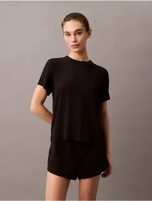 Calvin Klein Ultra Soft Modal Relaxed T-shirt - Black