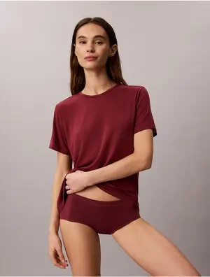 Calvin Klein Ultra Soft Modal Relaxed T-shirt - Established Red