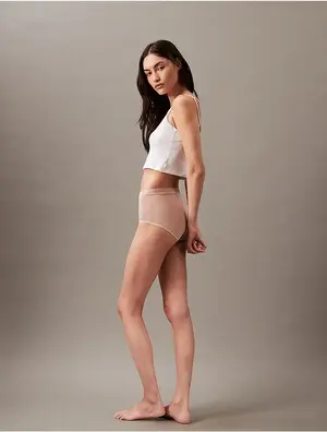 Calvin Klein Ideal Cotton High Rise Brief - Cedar