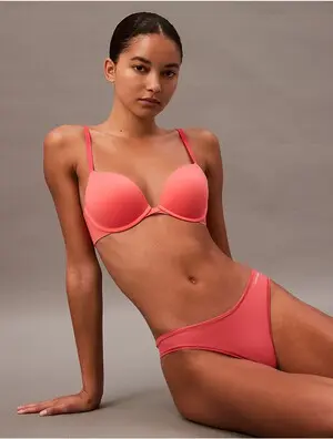 Calvin Klein Ideal Micro Thong - Dark Fuchsia