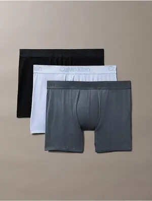 Calvin Klein 3-pack Boxer Brief - Black / Turbulence / Casual Blue