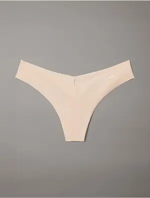 Calvin Klein Invisibles Dipped Thong - Cedar