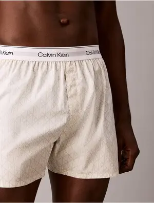 Calvin Klein Cotton Poplin Boxer - Tofu
