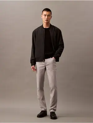 Calvin Klein Slim Fit 5-pocket Pants - Alloy