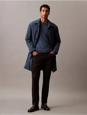 Calvin Klein Slim Fit 5-pocket Pants - Black