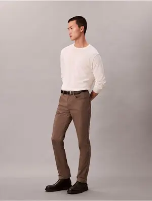 Calvin Klein Slim Fit 5-pocket Pants - Morel