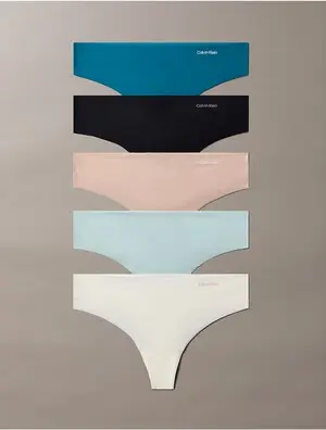 Calvin Klein Invisibles 5-pack Thong - Multi