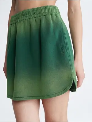 Calvin Klein Sunbleached Terry Mini Skirt