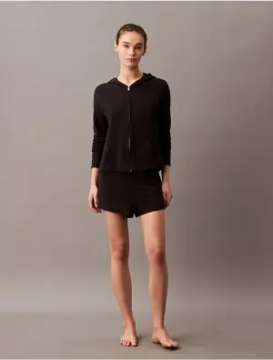 Women's Embroidered Logo Zip Hoodies
