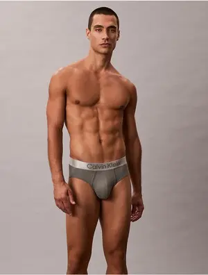 Calvin Klein Brushed Microfiber Stretch Hip Brief Platinum Rust