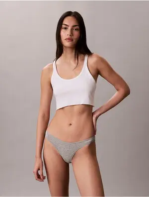 Calvin Klein Ideal Cotton Bikini - Grey Heather