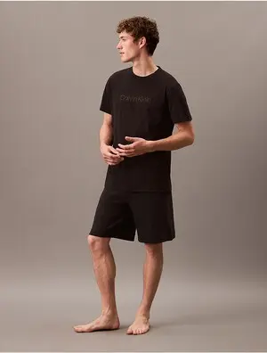 Calvin Klein Logo Sleep T-shirt - Black