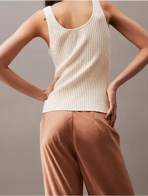 Calvin Klein Crushed Satin Wide Leg Pants