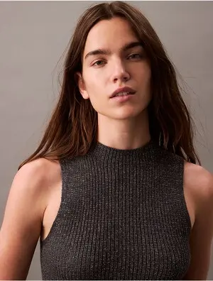 Calvin Klein Lurex Midi Dress