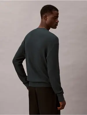 Calvin Klein Relaxed Textured Sweater - Magical Forest