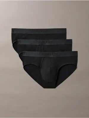 Calvin Klein Ck Black 3-pack Hip Brief Black