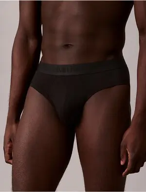 Calvin Klein 3-pack Hip Brief - Black