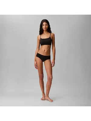 Calvin Klein Invisibles Wirefree Lightly Lined Bralette - Black