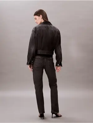 Calvin Klein Relaxed Bootcut Jeans - Black Fog