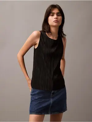 Calvin Klein Pleated Tops
