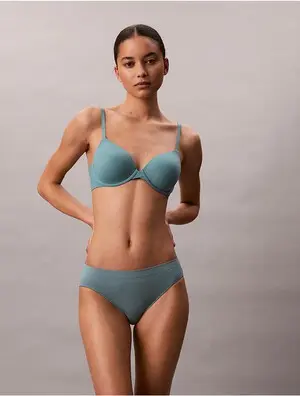 Calvin Klein Bonded Flex Bikini Slate Turquoise