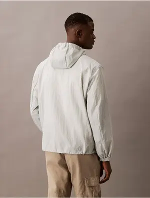 Calvin Klein Nylon Hooded Relaxed Jacket