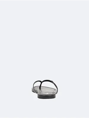 Calvin Klein T-strap Sandals - Black