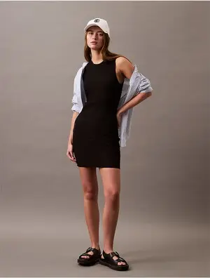 Calvin Klein Ribbed Cocktail Dresses