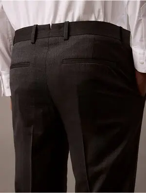 Calvin Klein Wool Blend Tailored Slim Pants
