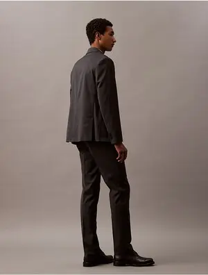 Calvin Klein Wool Blend Tailored Slim Pants