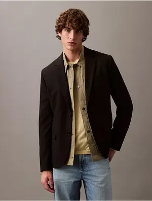 Calvin Klein Refined Slim Blazer - Black