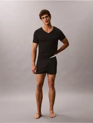 Calvin Klein Cotton Classics 5-pack Classic Fit V-neck T-shirt - Black