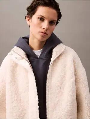 Calvin Klein Sherpa Jacket - Dew