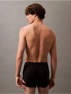 Calvin Klein Ultra Soft Modal 3-pack Slim Boxer - Black