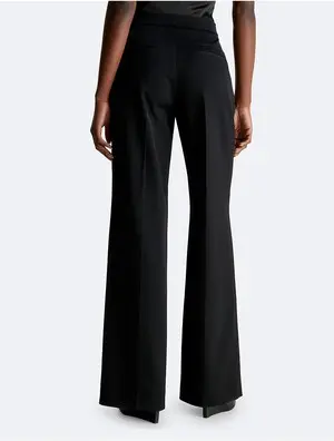 Calvin Klein Tux Satin Wide Leg Trousers