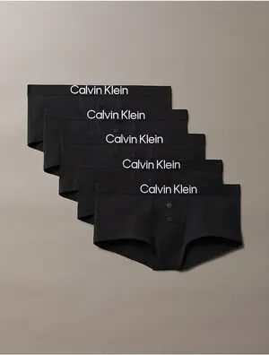Calvin Klein Maximum Cotton 5-pack Boyshort - Black