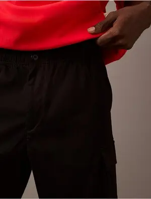 Calvin Klein Cotton Stretch Straight Fit Cargo Pants