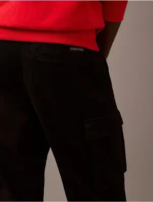 Calvin Klein Cotton Stretch Straight Fit Cargo Pants